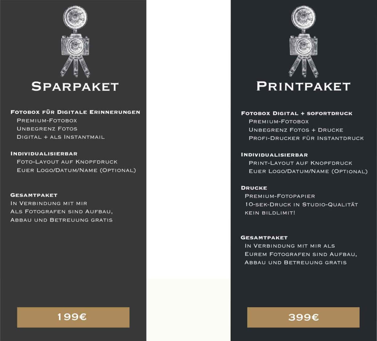 Preise & Leistungen - Pascal Dietrich | Hochzeitsfotograf